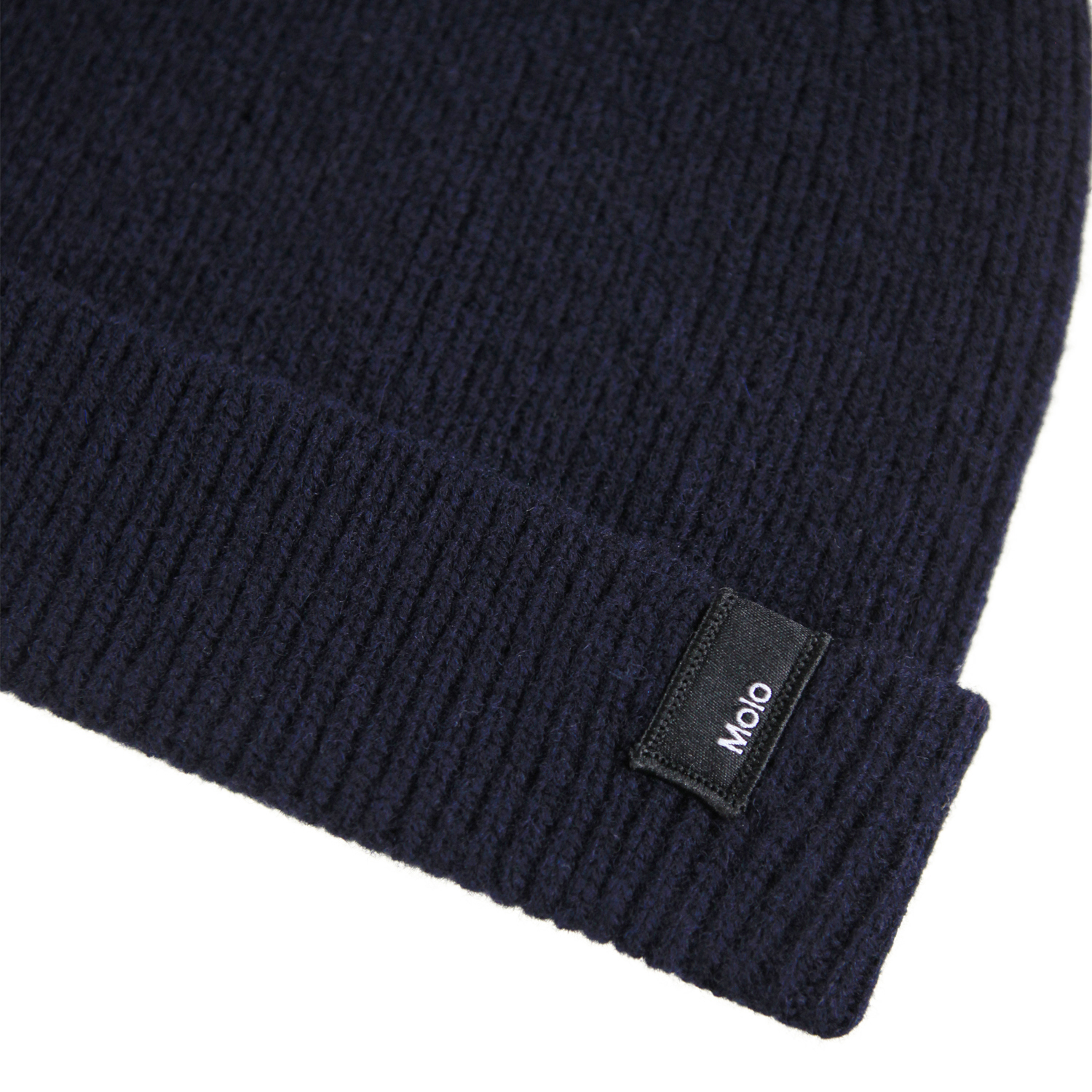 Keilo - Galaxy Blue - Dunkelblaue Rippstrickmütze aus einer ...