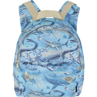 Backpack - Ancient Seas - Little blue backpack with sea dinosaur print ...