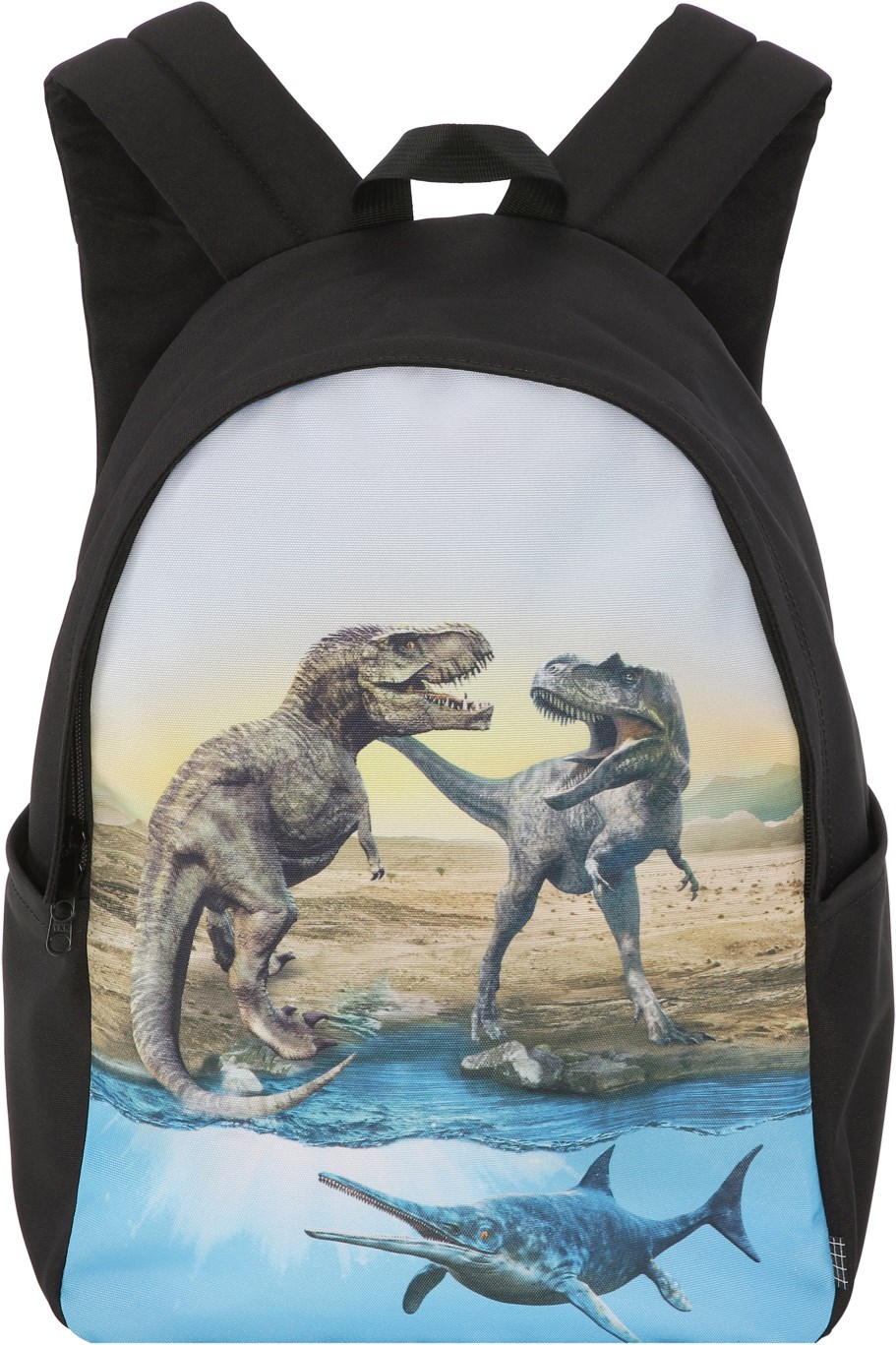 Backpack Solo - Carnivores - Black backpack with dinosaur print - Molo