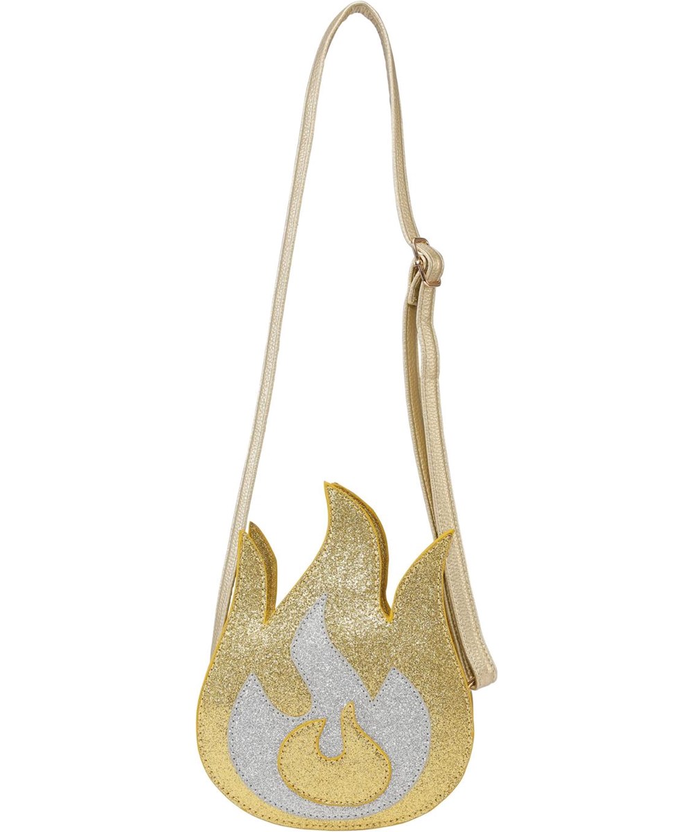 Flame Bag - Gold Glitter - Gold coloured flame bag - Molo