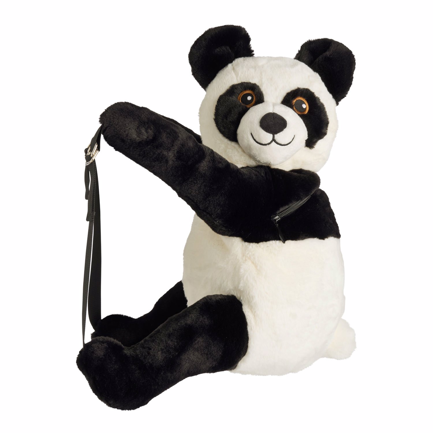 Panda Backpack - Black-White - Panda-shaped backpack for children. - Molo