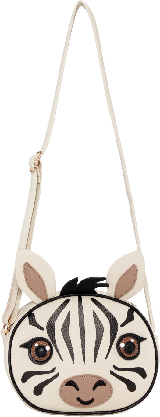Zebra Bag - Sea Shell - Black and white zebra motif bag with adjustable ...