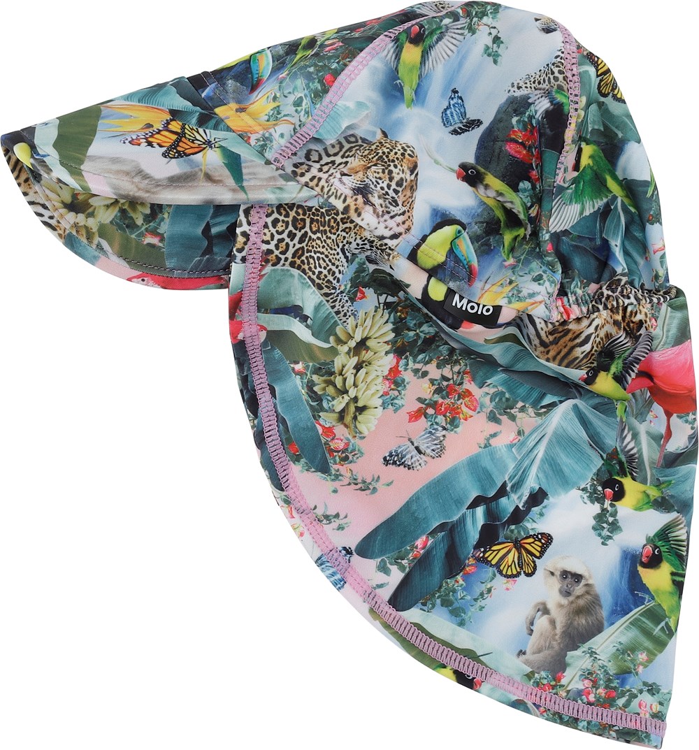 Nando - Wild Amazon - Sunhat with animal print - Molo