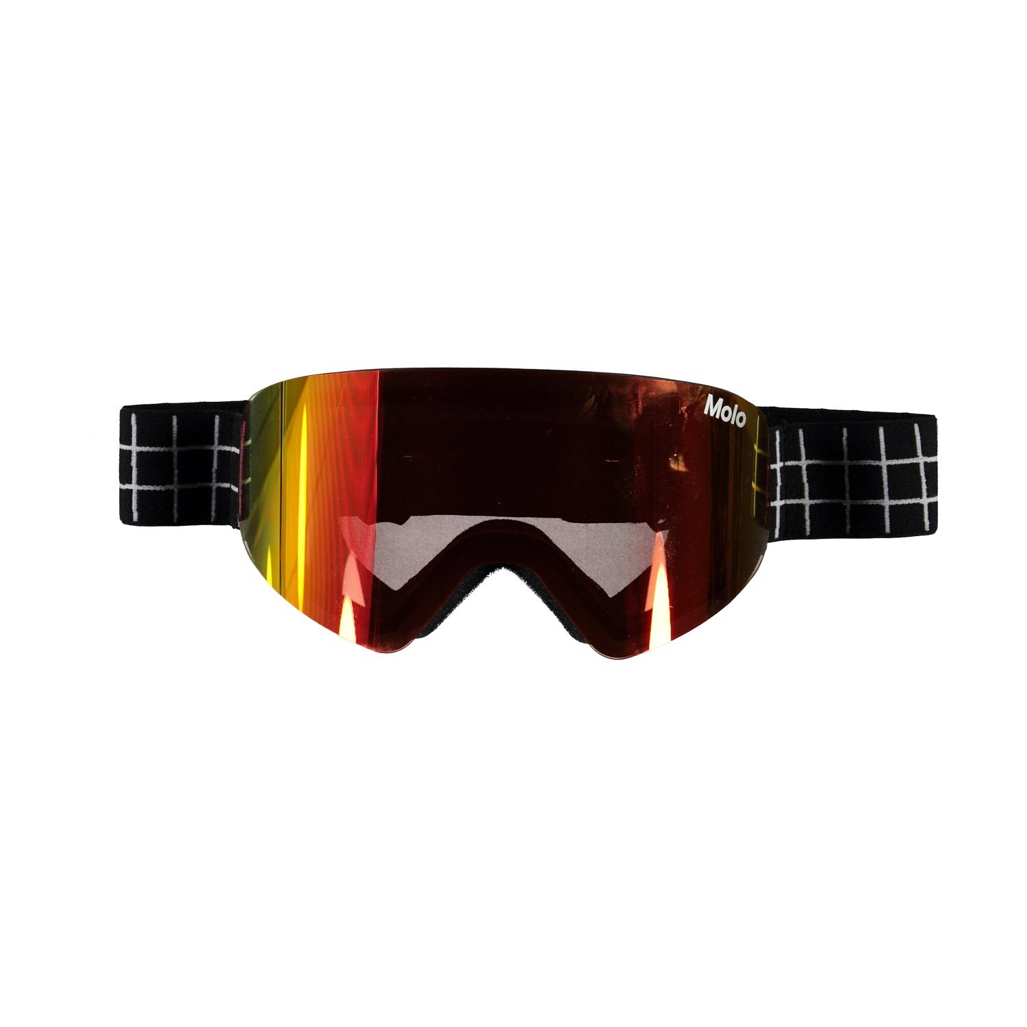 Falcon - Gold Rainbow - Cool red yellow ski goggles - Molo