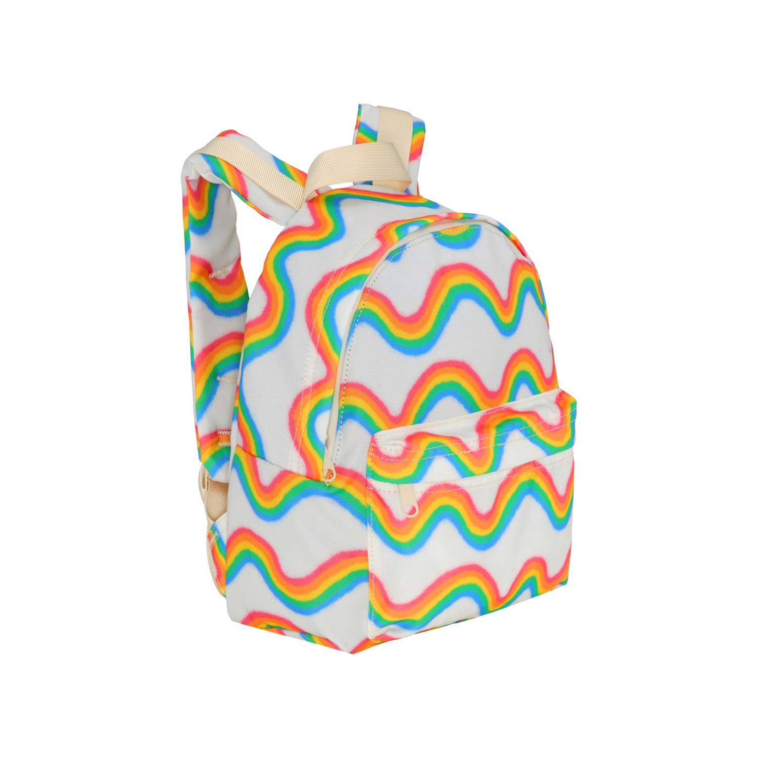 Backpack - Rainbow Mini - Kleiner Rucksack mit Regenbogendruck aus 100 ...
