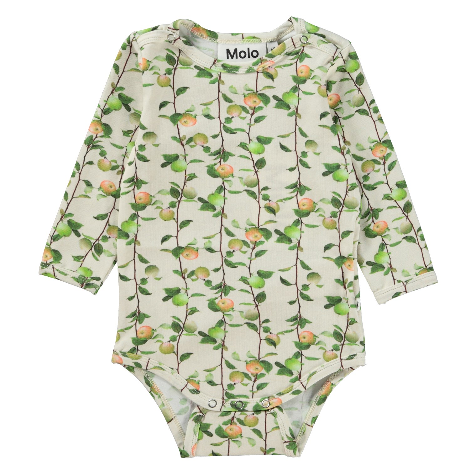 Foss - Apples Mini - Organic baby bodysuit with apple print - Molo