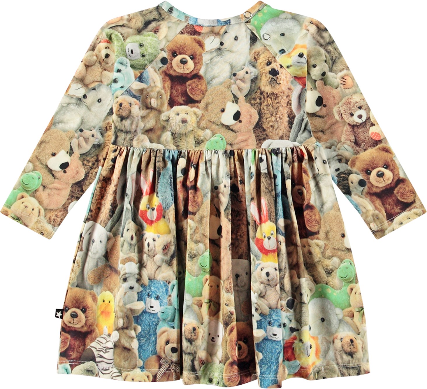Charmaine - Teddy Friends - Multicoloured jersey dress in organic ...
