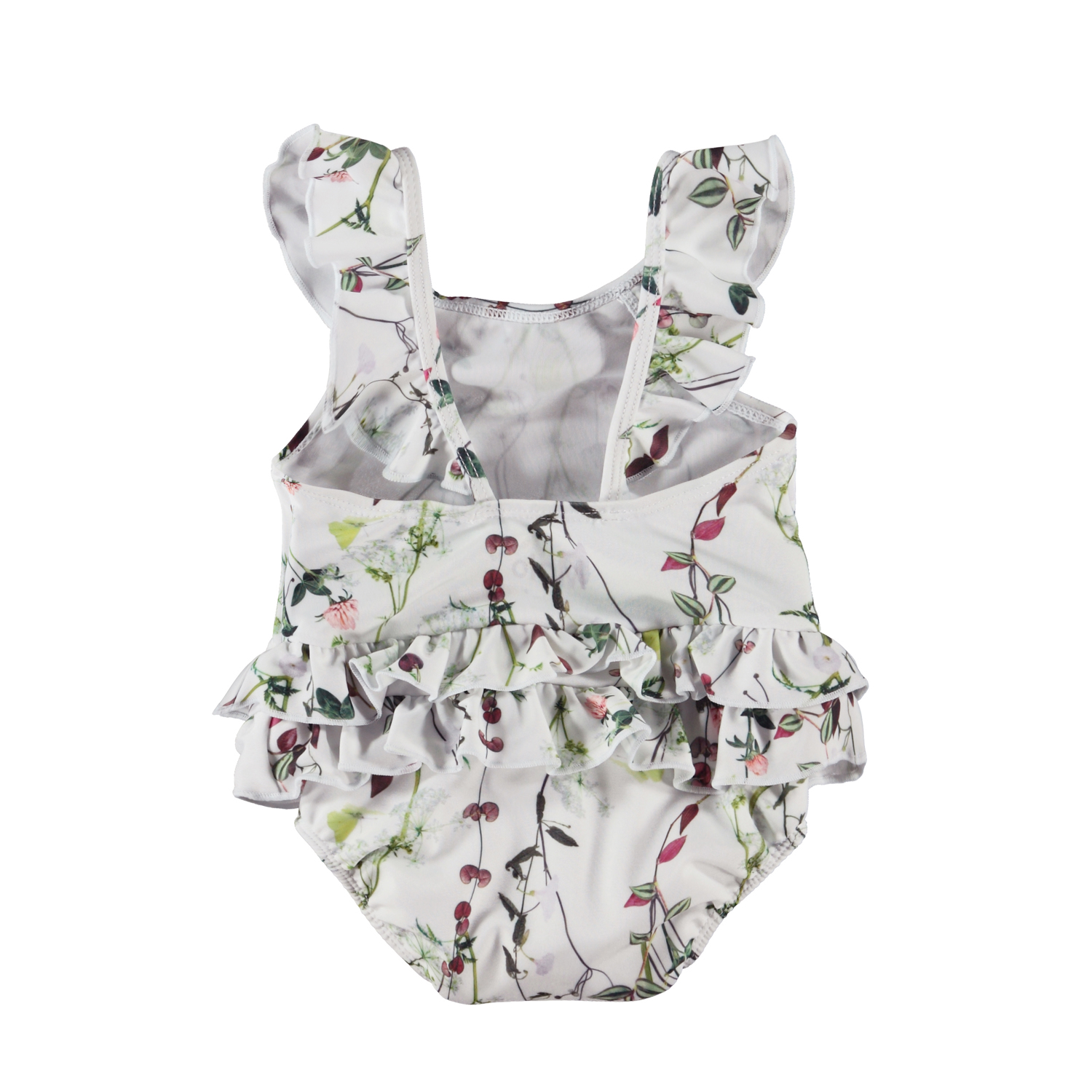 Nalani - Delicate Summer - Lichtblauwe baby badpak met ruched en ...