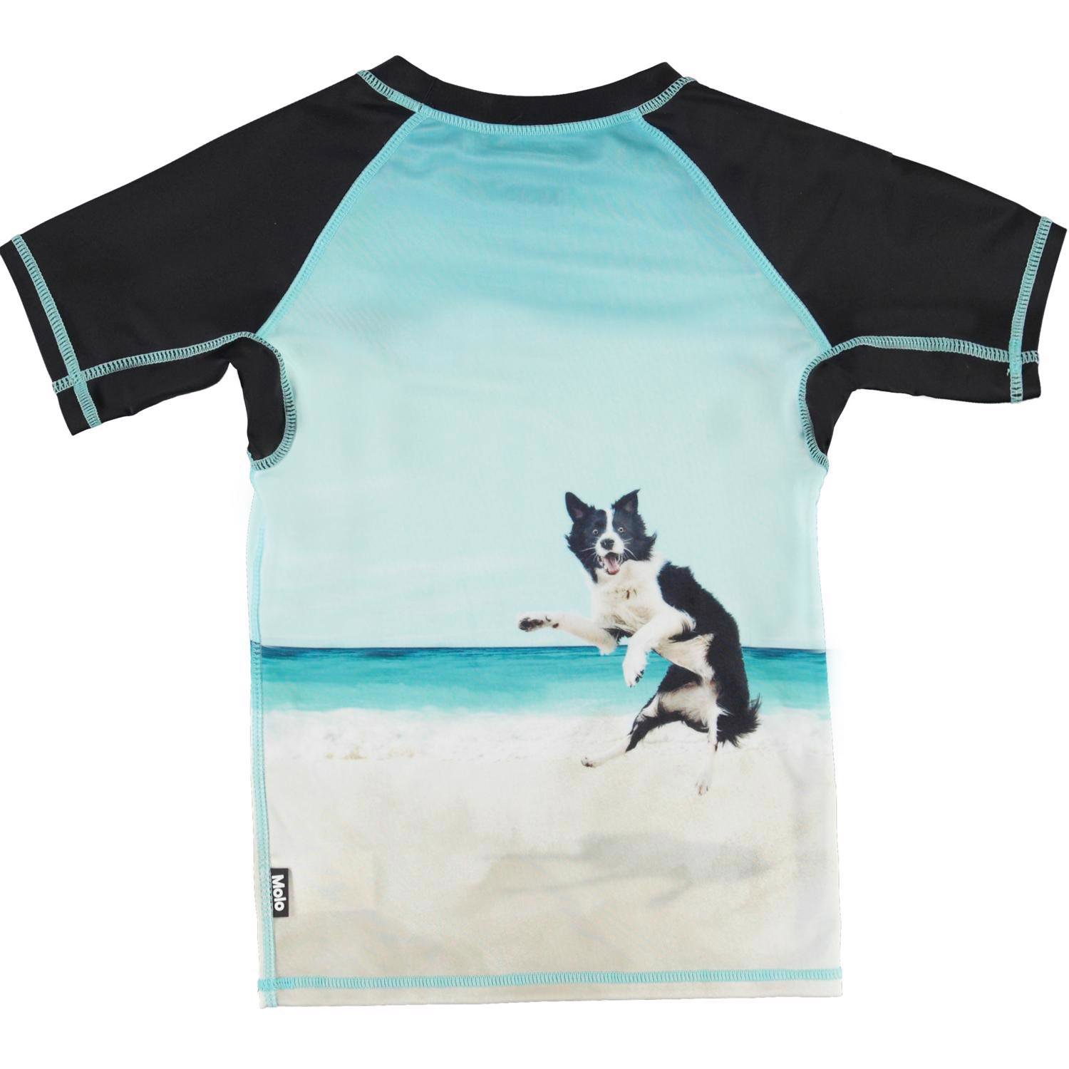 Neptune - Frisbee - UV zwemshirt met frisbee en hondenprint - Molo