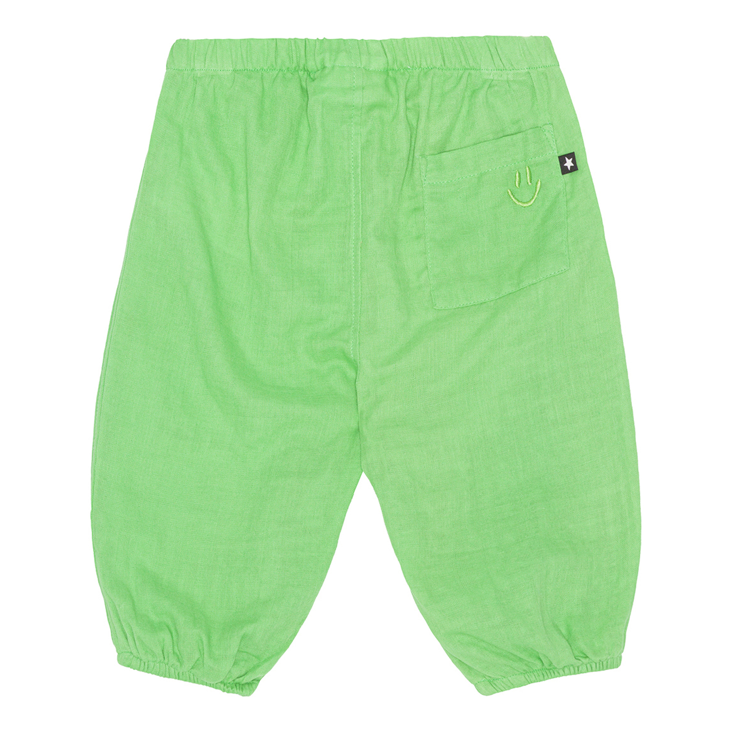 Sun - Grass Green - Green shorts for small children in organic cotton ...