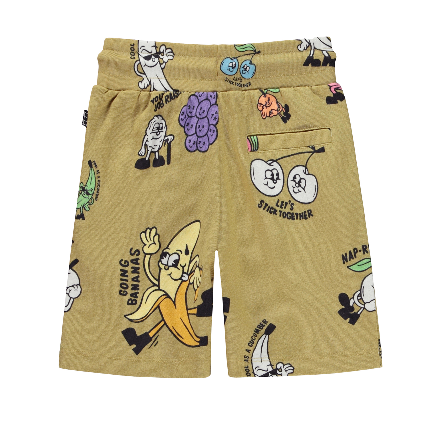 Alw - Fresh Fruits - Green shorts with fruit print - Molo