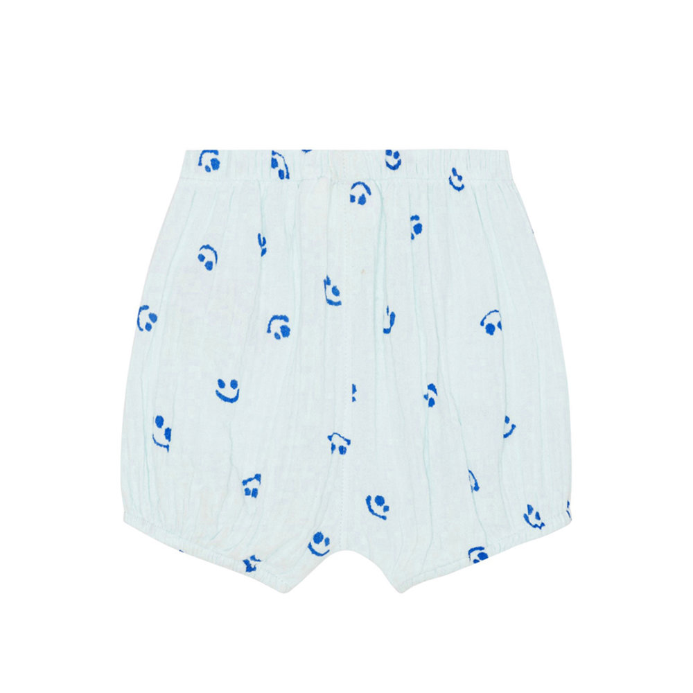 Somos - Aquarelle Smile - Light blue bloomer shorts in organic cotton ...