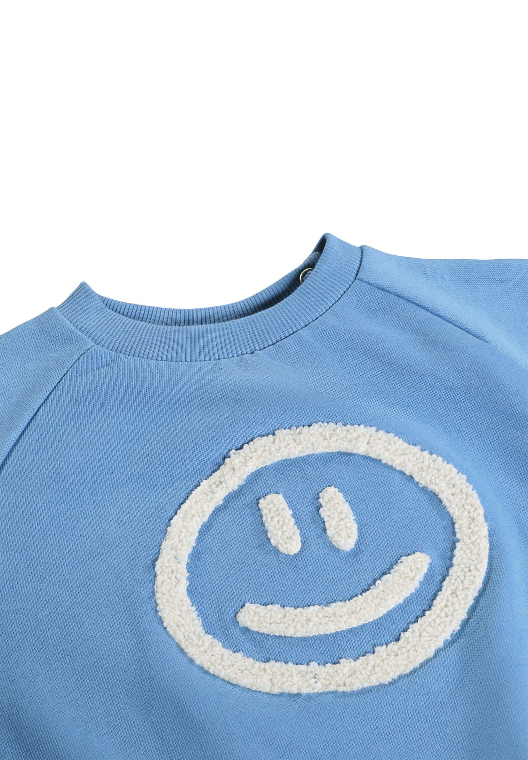 Disc - Blue Tide - Soft, blue sweatshirt for the little ones made of organic cotton - Molo