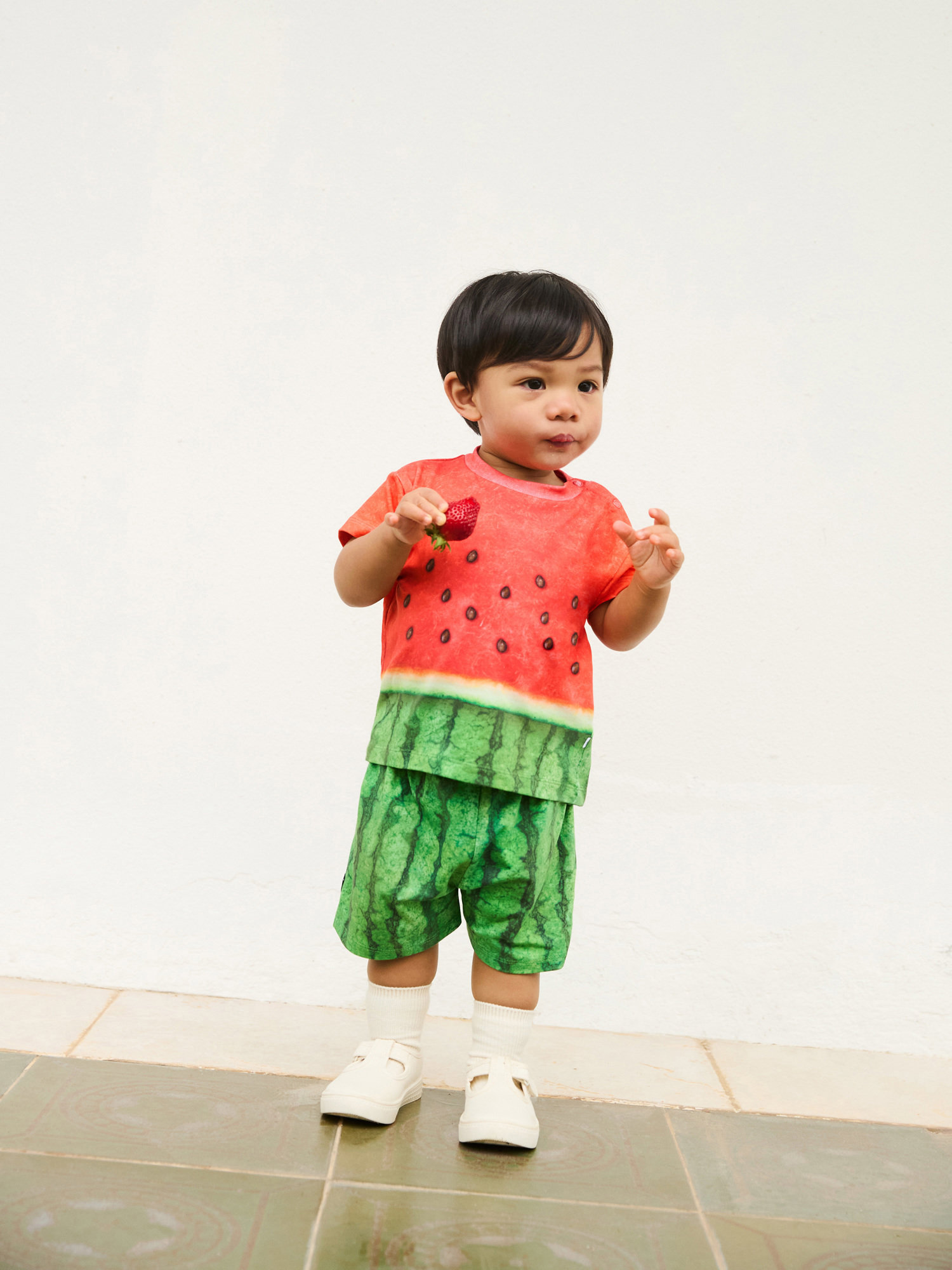 Enzo - Be A Melon - Classic organic cotton t-shirt for baby. The t ...
