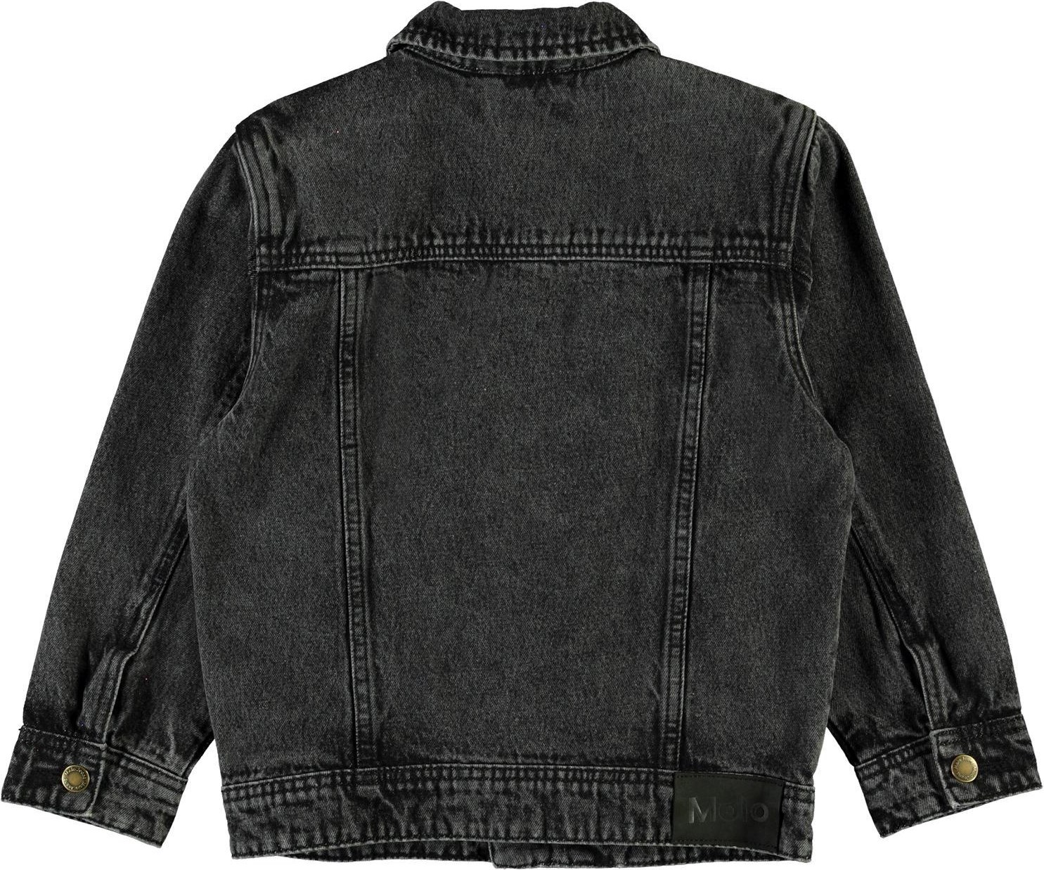 Harald - Washed Black - Dark grey denim jacket - Molo