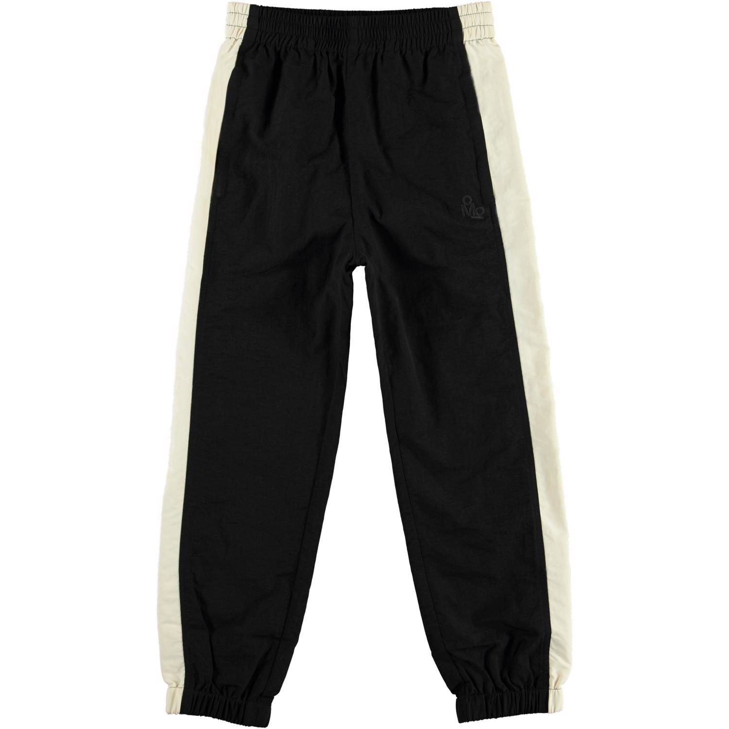 Acis - Black - Black track pants with white stripe - Molo
