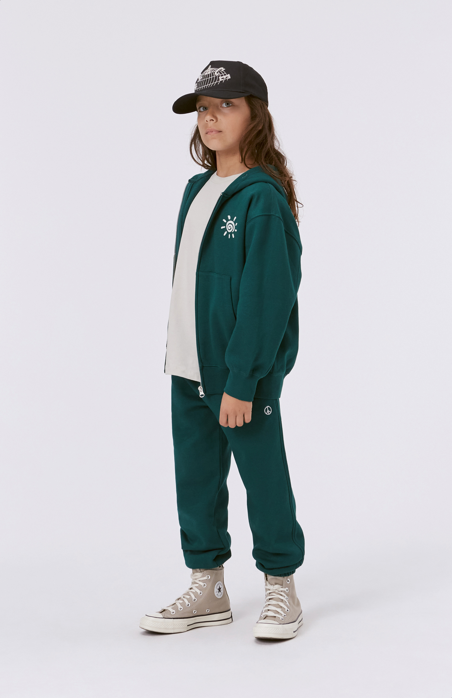 Adan - Fantasy Forest - Dark green joggers - Molo