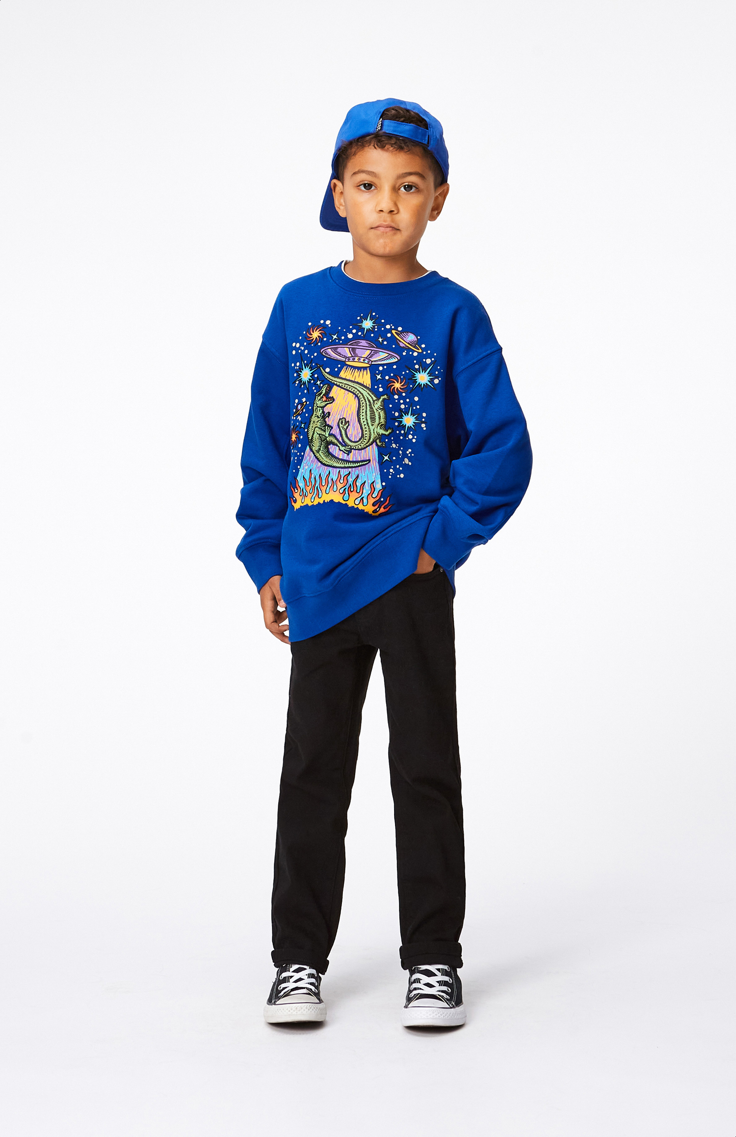 Aksel - Black Denim - Black jeans with stretch - Molo