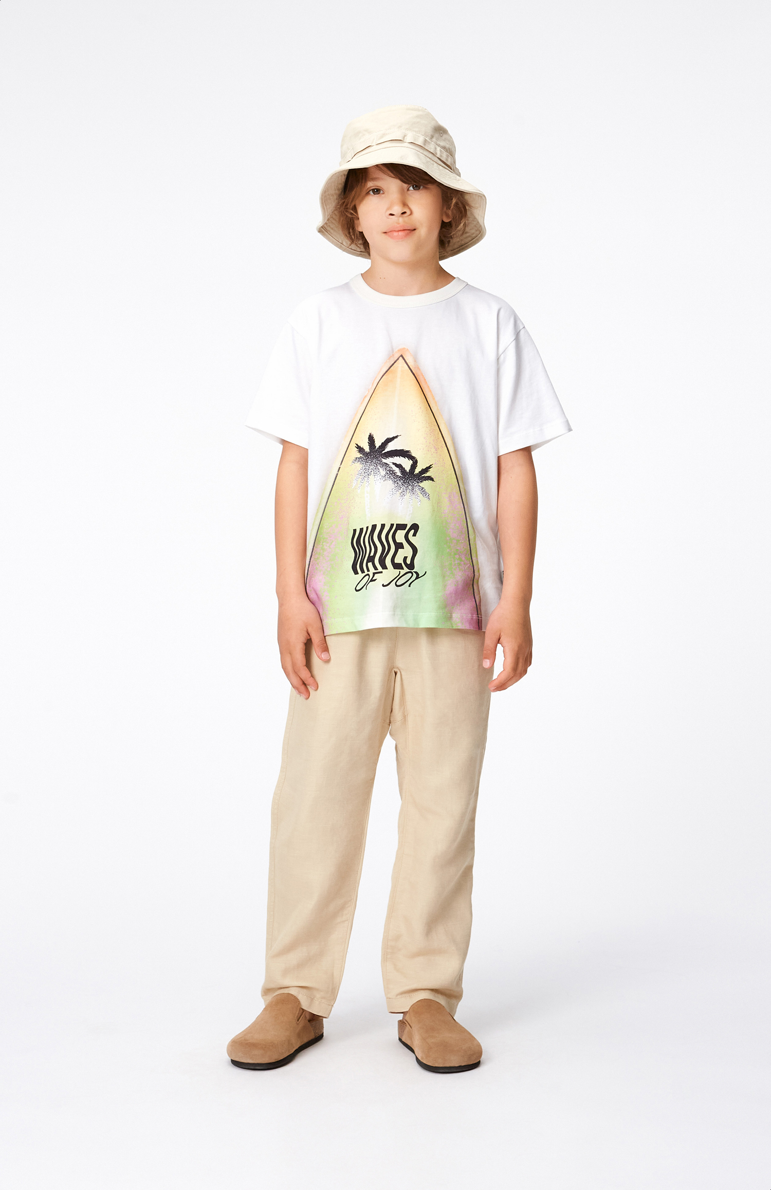 Amor - Sandy - Sand coloured, linen trousers - Molo