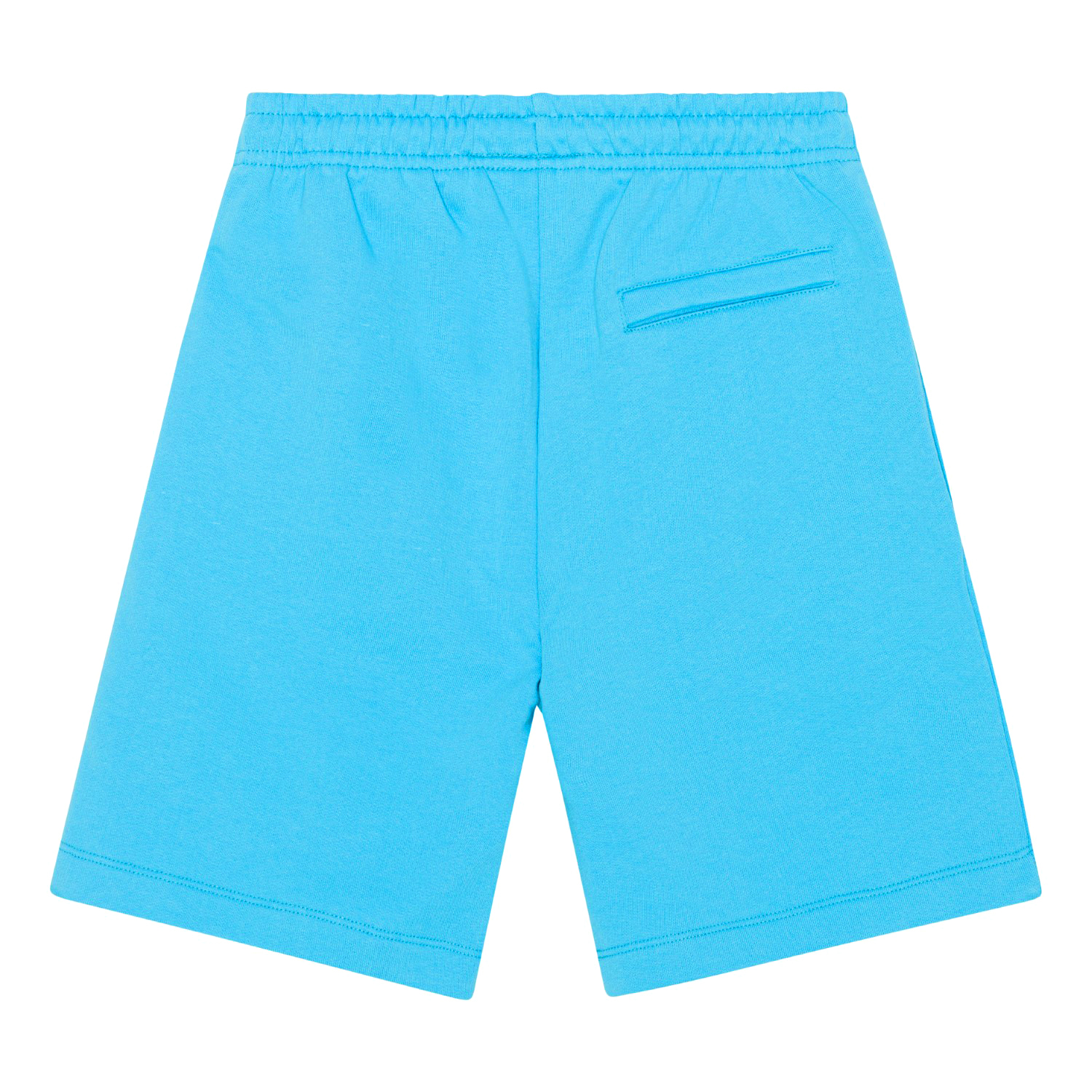 Adrian - Turquoise Blue - Turquoise organic, knee length shorts with ...