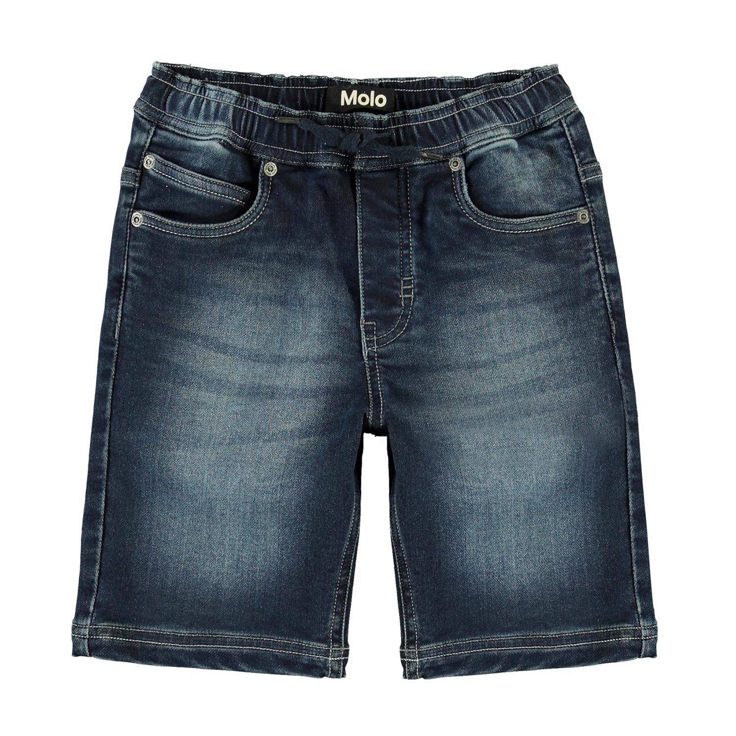 Ali - Dark Indigo - Relaxed denim shorts - Molo