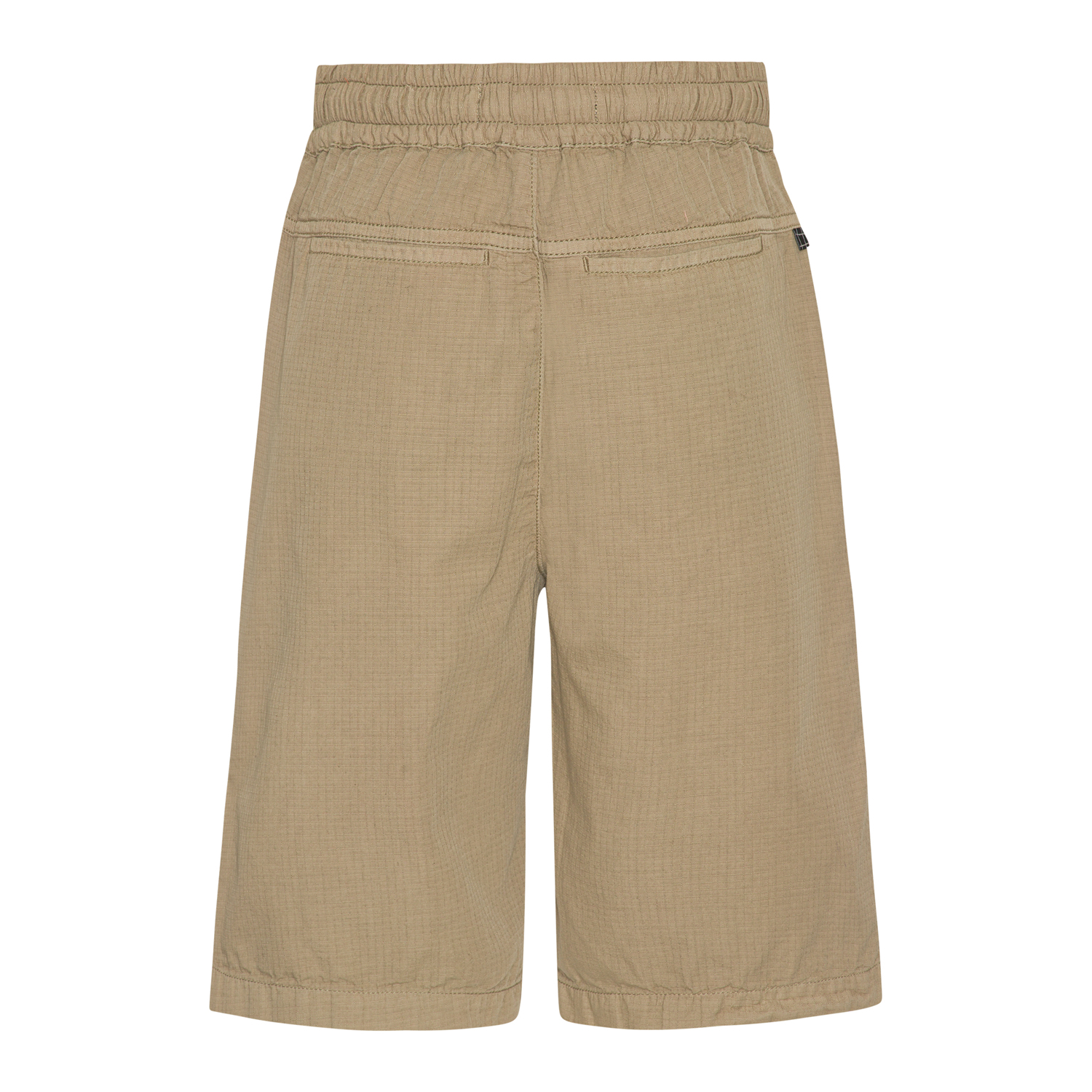 Arrow - Covert Green - Sand coloured knee length shorts - Molo