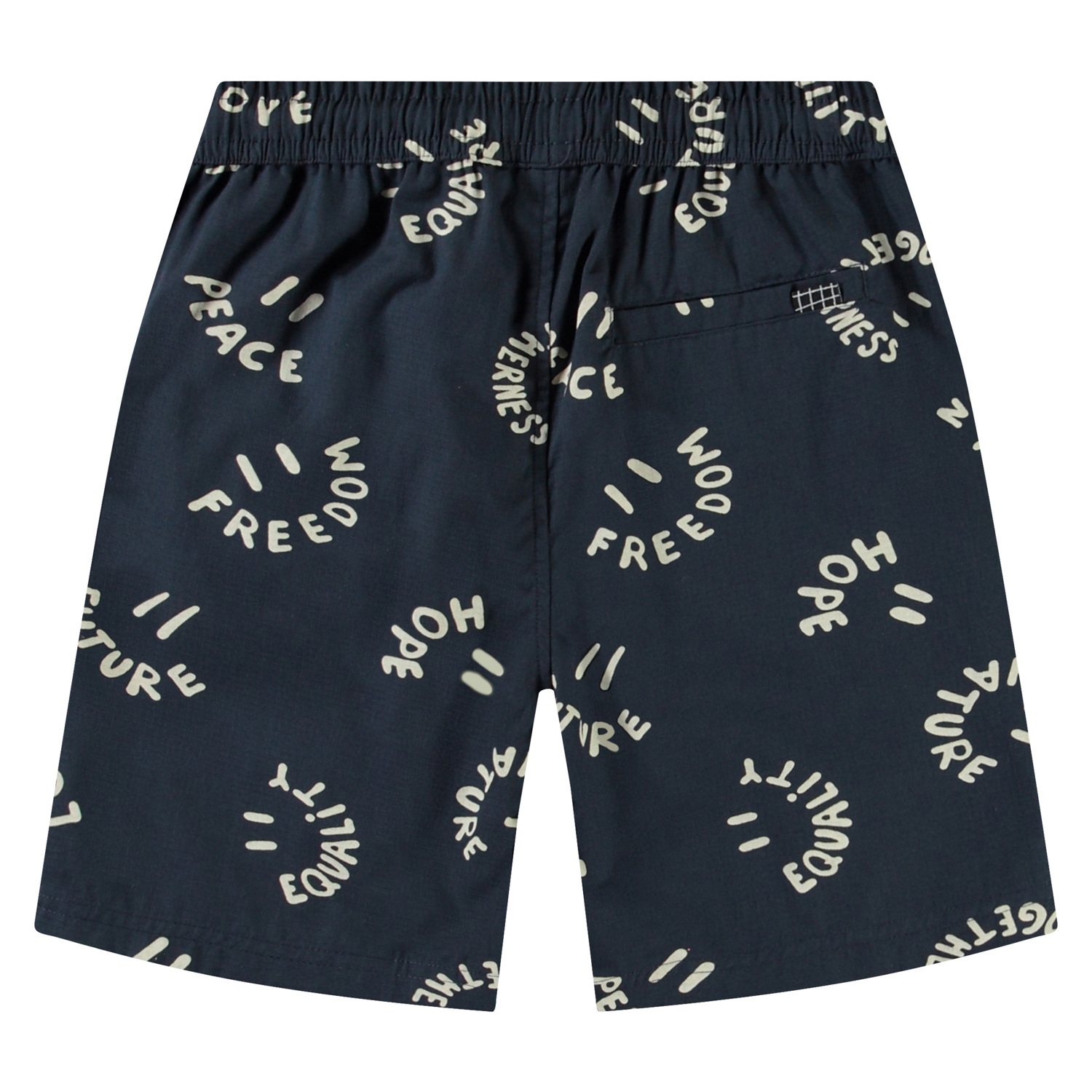 Avart - Smile Words - Knee-length shorts in organic cotton for children ...