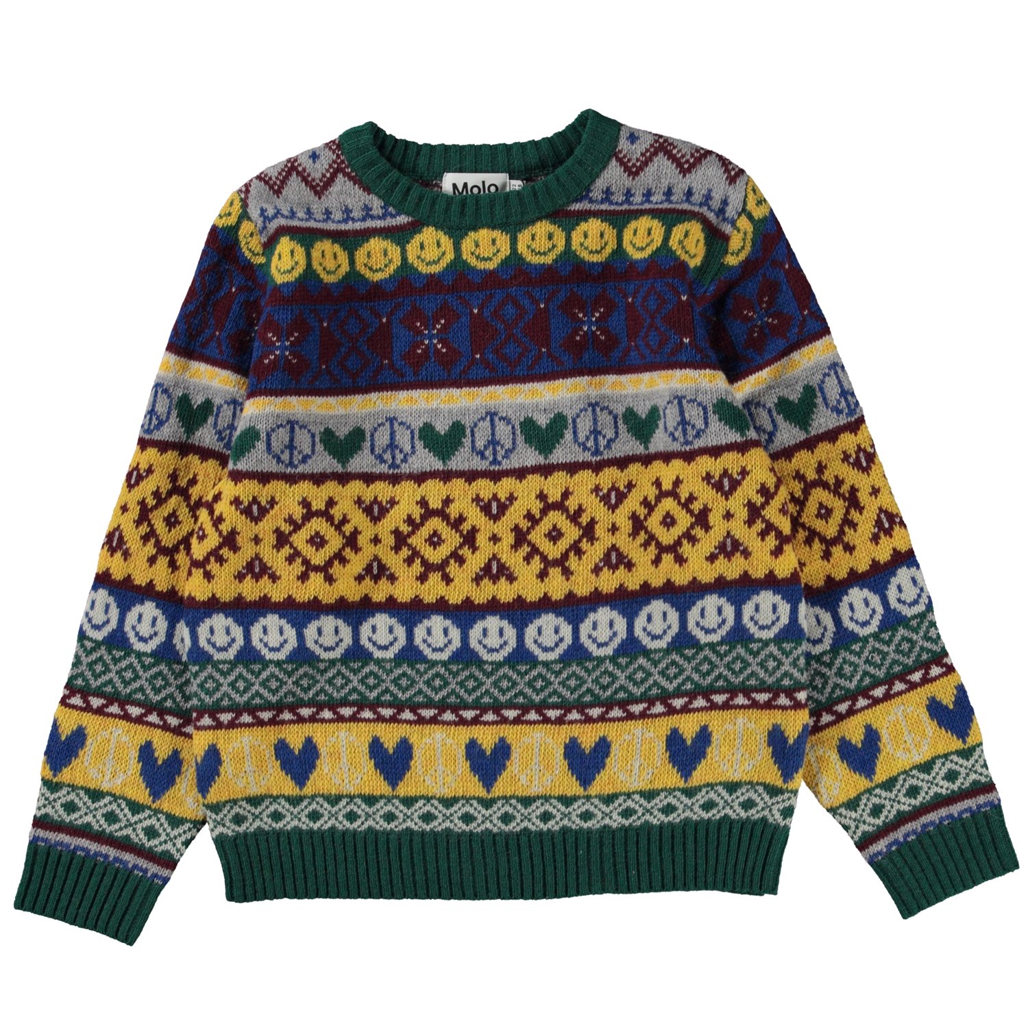 Barri - Traditional - Multi-coloured knit jumper in nordic style - Molo