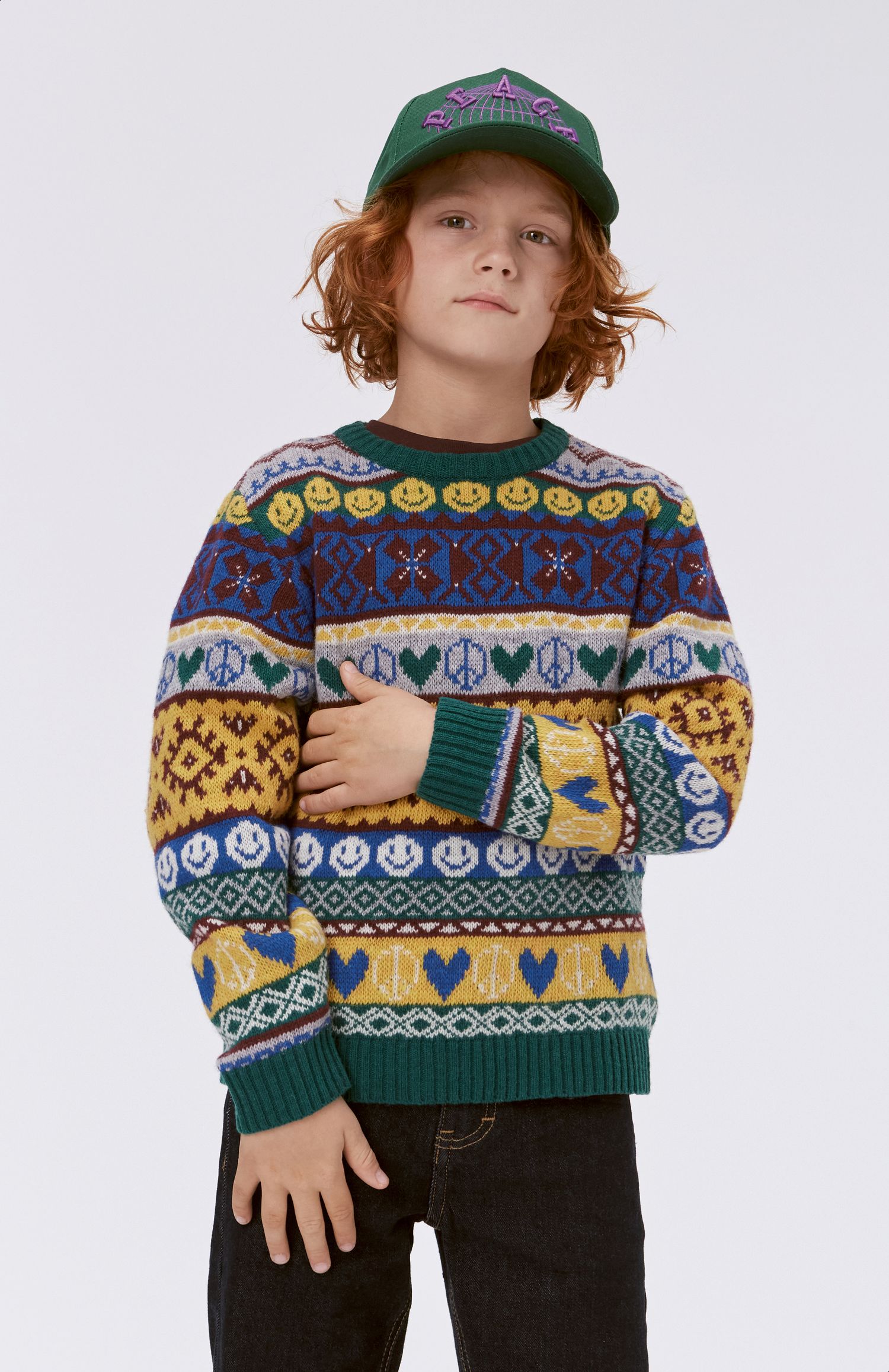 Barri - Traditional - Multi-coloured knit jumper in nordic style - Molo