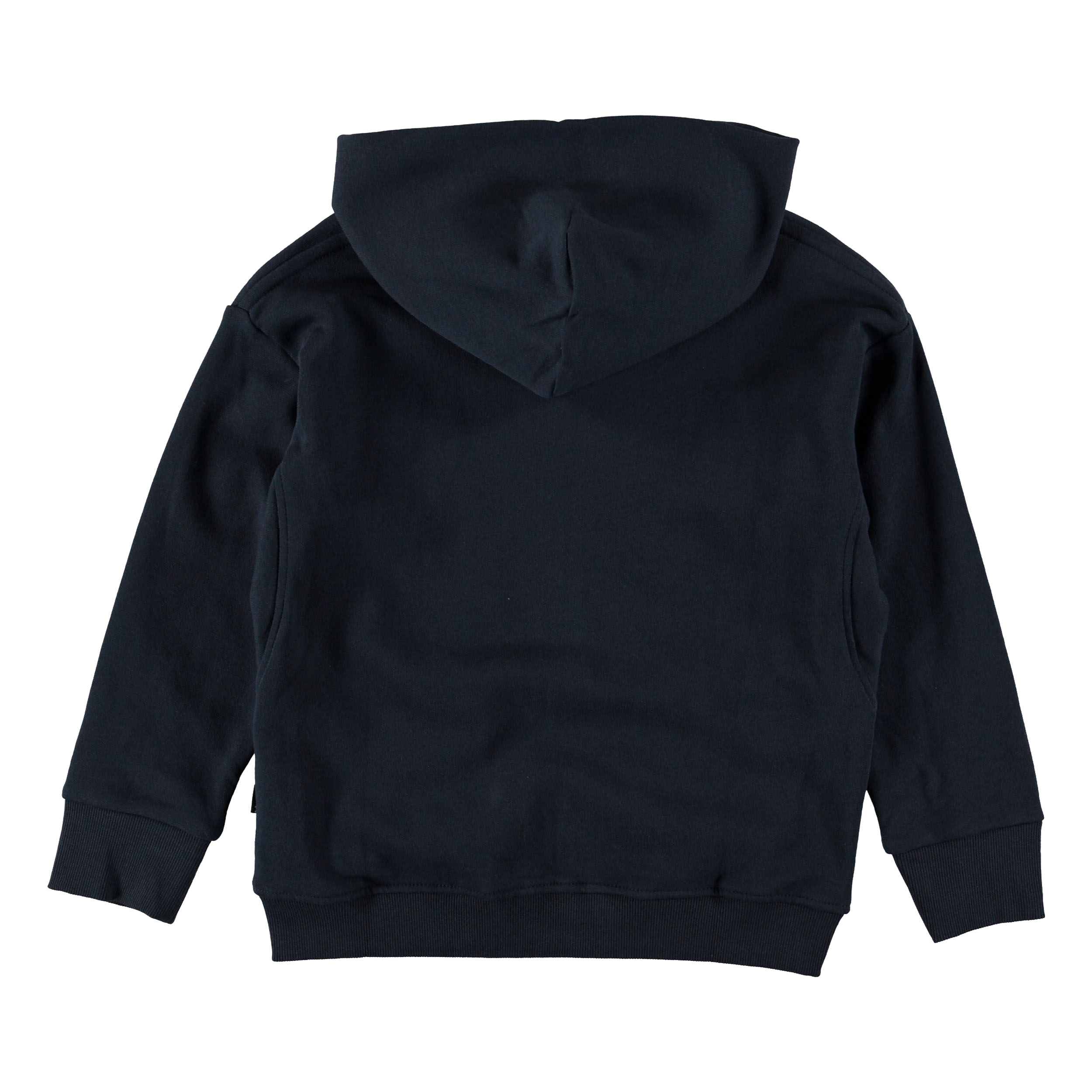 Mash - Carbon - Dark blue hoodie with zipper. - Molo