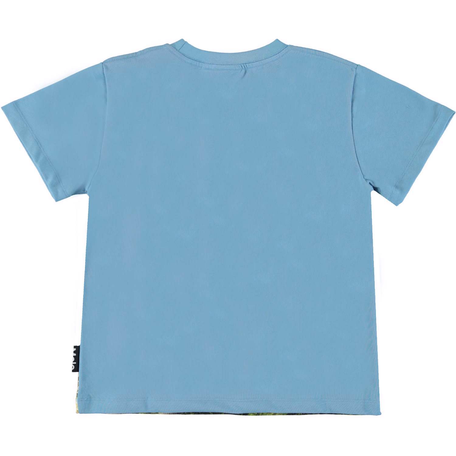 Rame - Monkeys - Birds - Light blue t-shirt with monkey and bird print ...