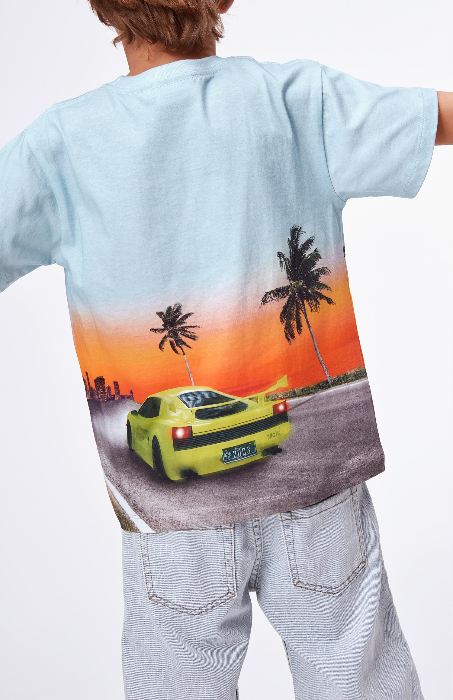Rasmus - Ocean Drive - Ocean drive t-shirt with car - Molo
