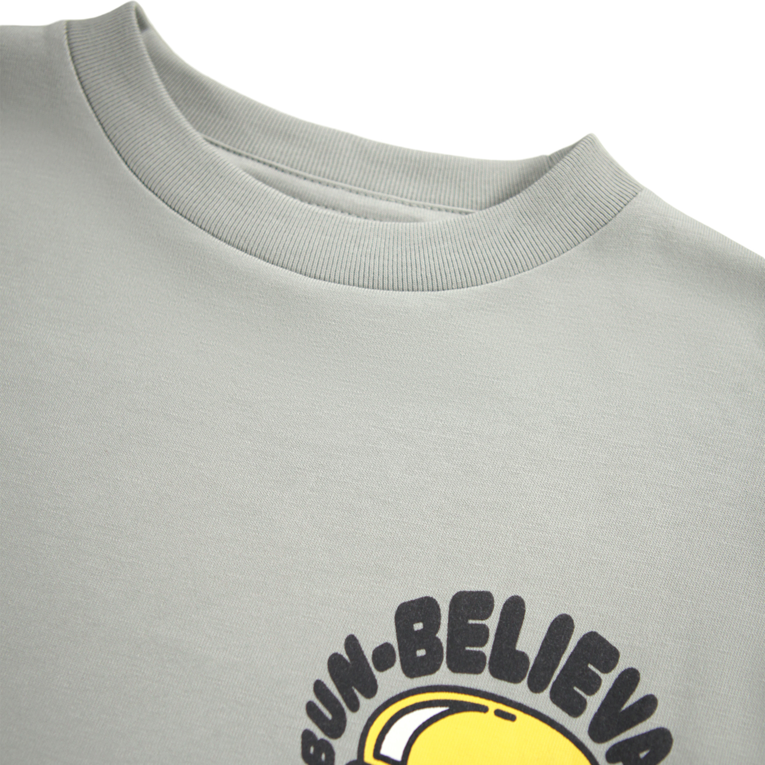 Rube - Funny Food - Grey, long-sleeved top for children made of organic ...