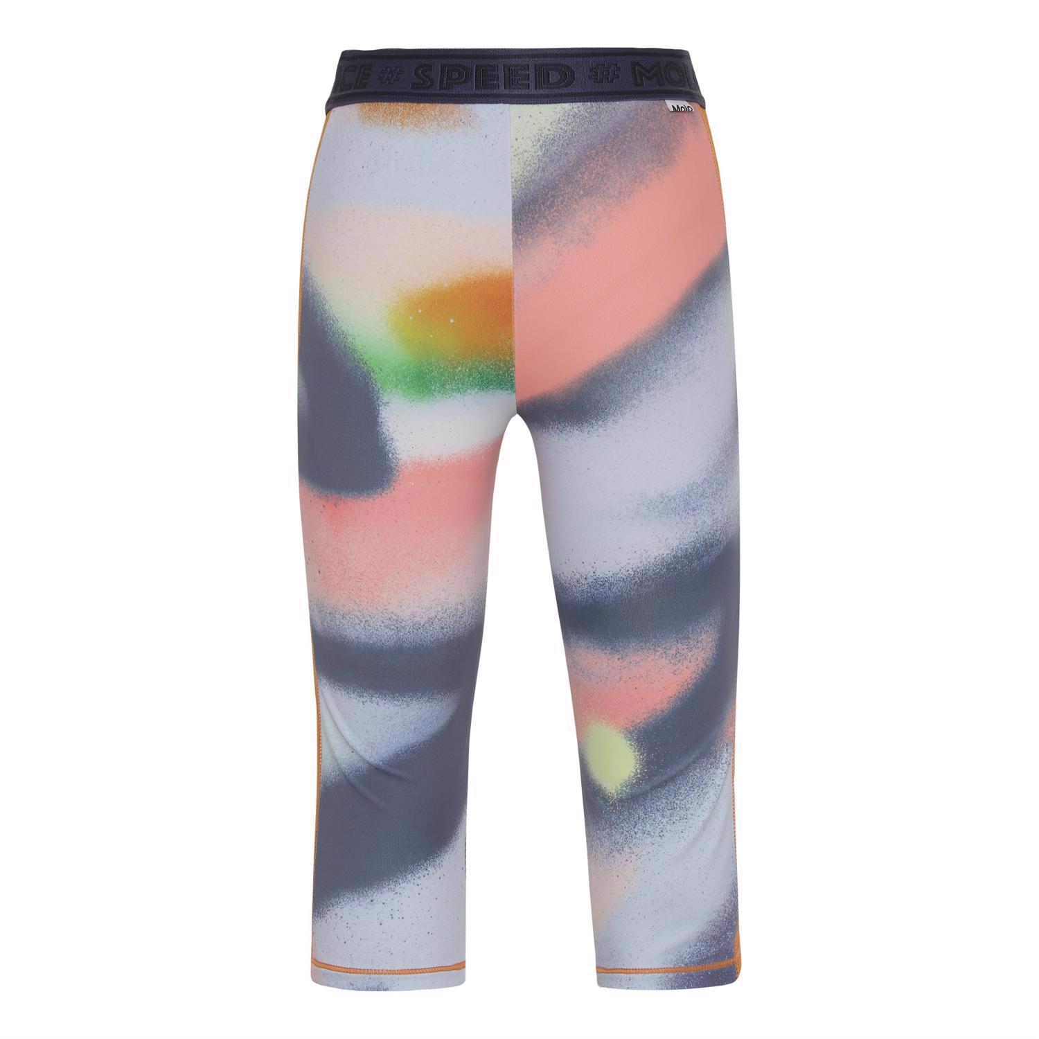 Orlaith - Faded Spray - Mid-length sports leggings with spray paint ...