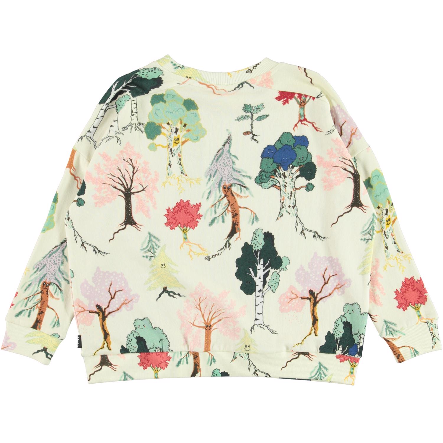 Mandy - Forest Friends - Sweatshirt with tree print - Molo