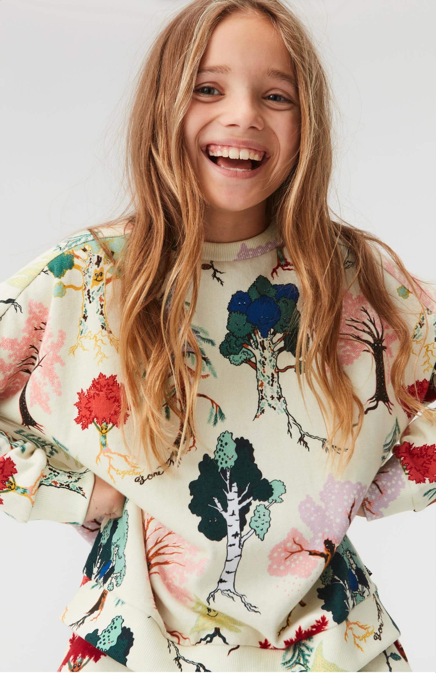 Mandy - Forest Friends - Sweatshirt with tree print - Molo