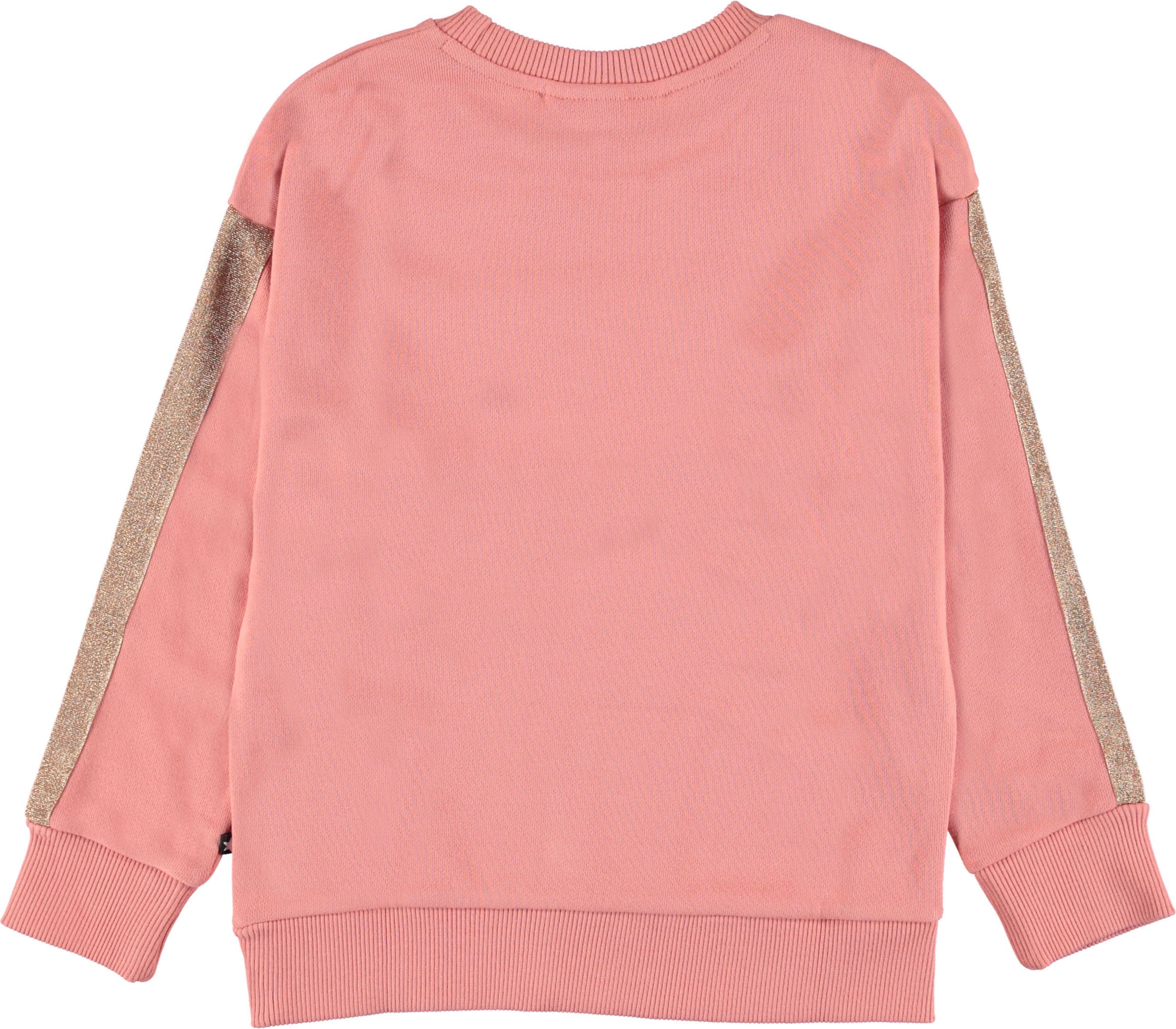Manon - Rosewater - Rose sweatshirt with stripes. - Molo