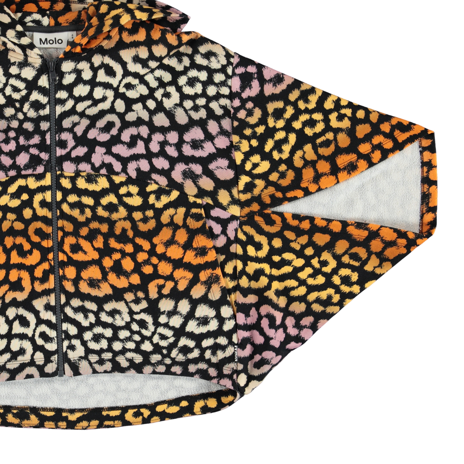 Marilyn - Midnight Jaguar - Organic hoodie with leopard print - Molo