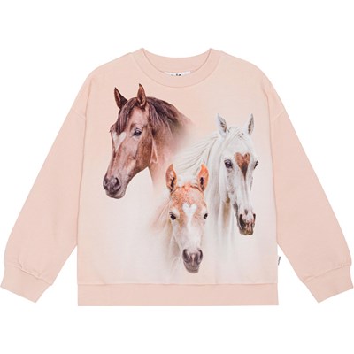 Maxi - Three Friends - Powder coloured sweatshirt in organic cotton ...