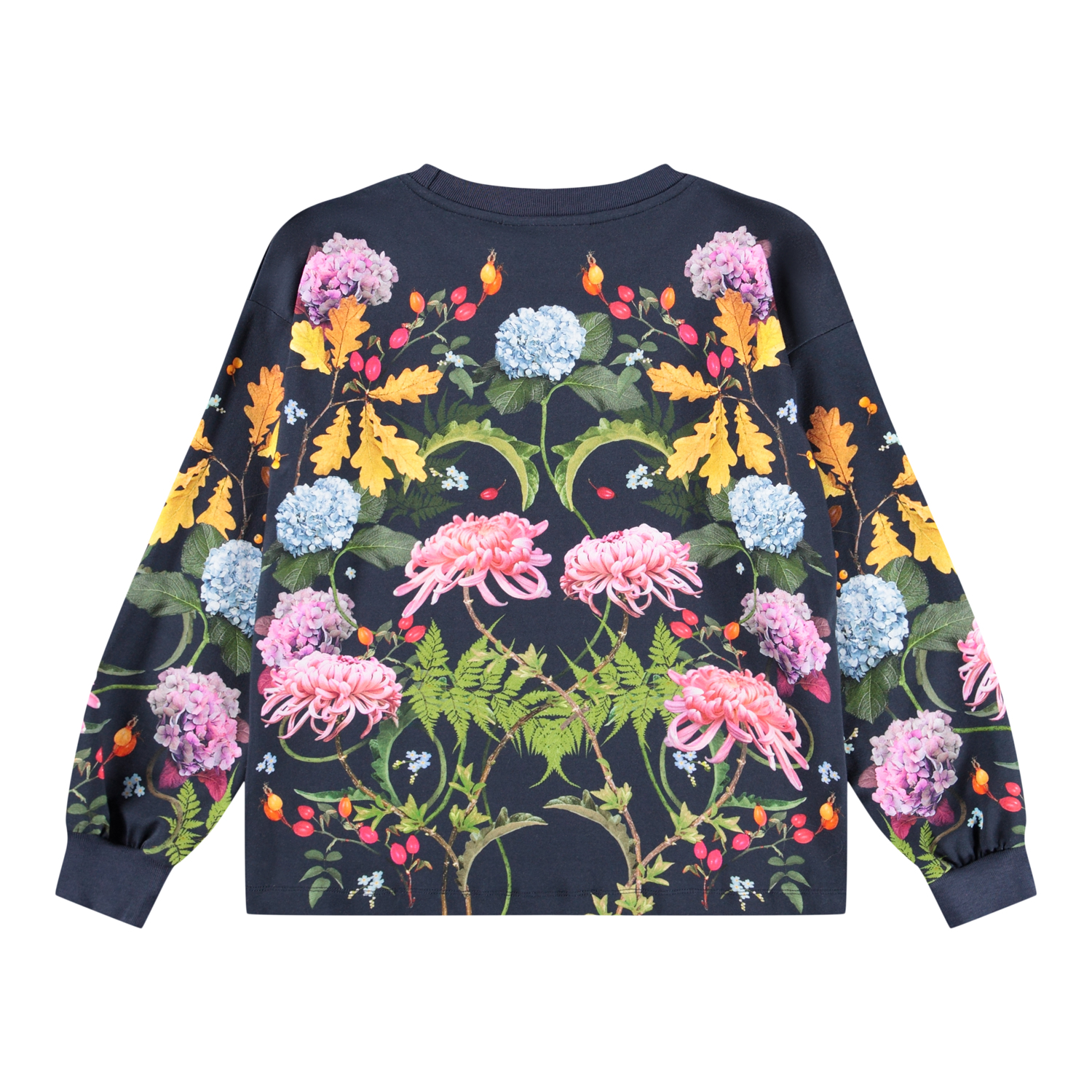 Reniza - Nouveau Rabbit - Dark blue long-sleeved top for children made ...