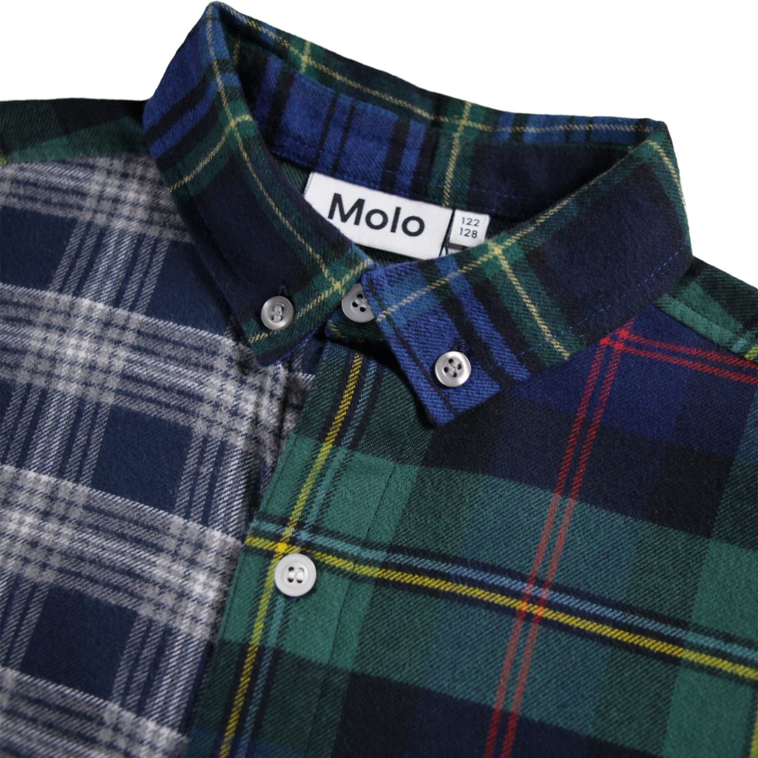 Remon - Check Mix - Buntes kariertes Hemd für Kinder aus Öko-Baumwolle ...