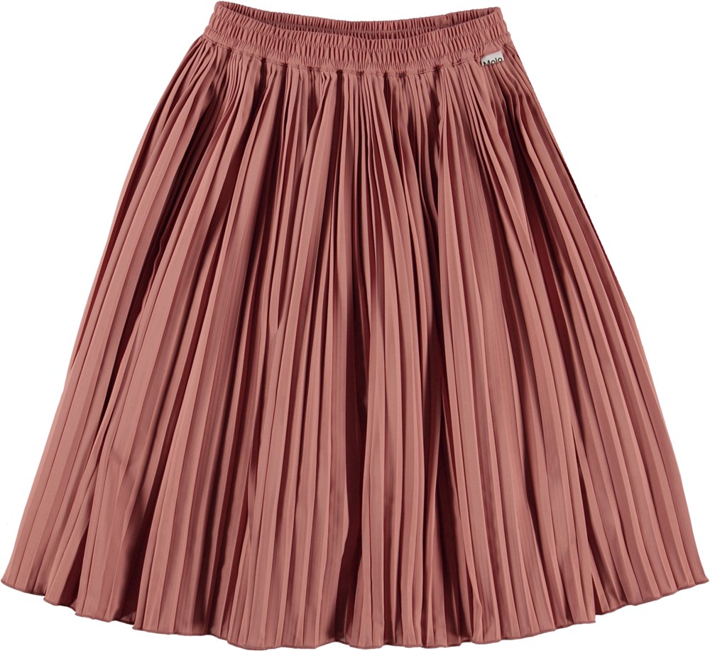 Becky - Muted Rose - Geplooide rok in oudroze - Molo