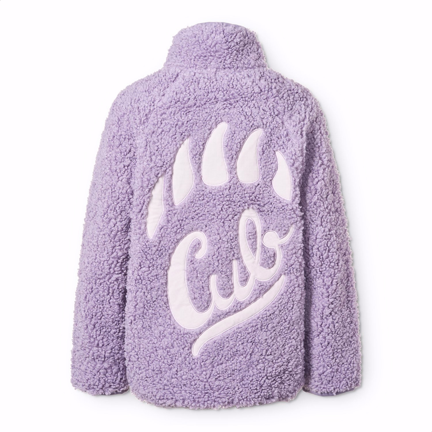 Ulan - Daybreak - Purple fleece jacket for children made of recycled ...