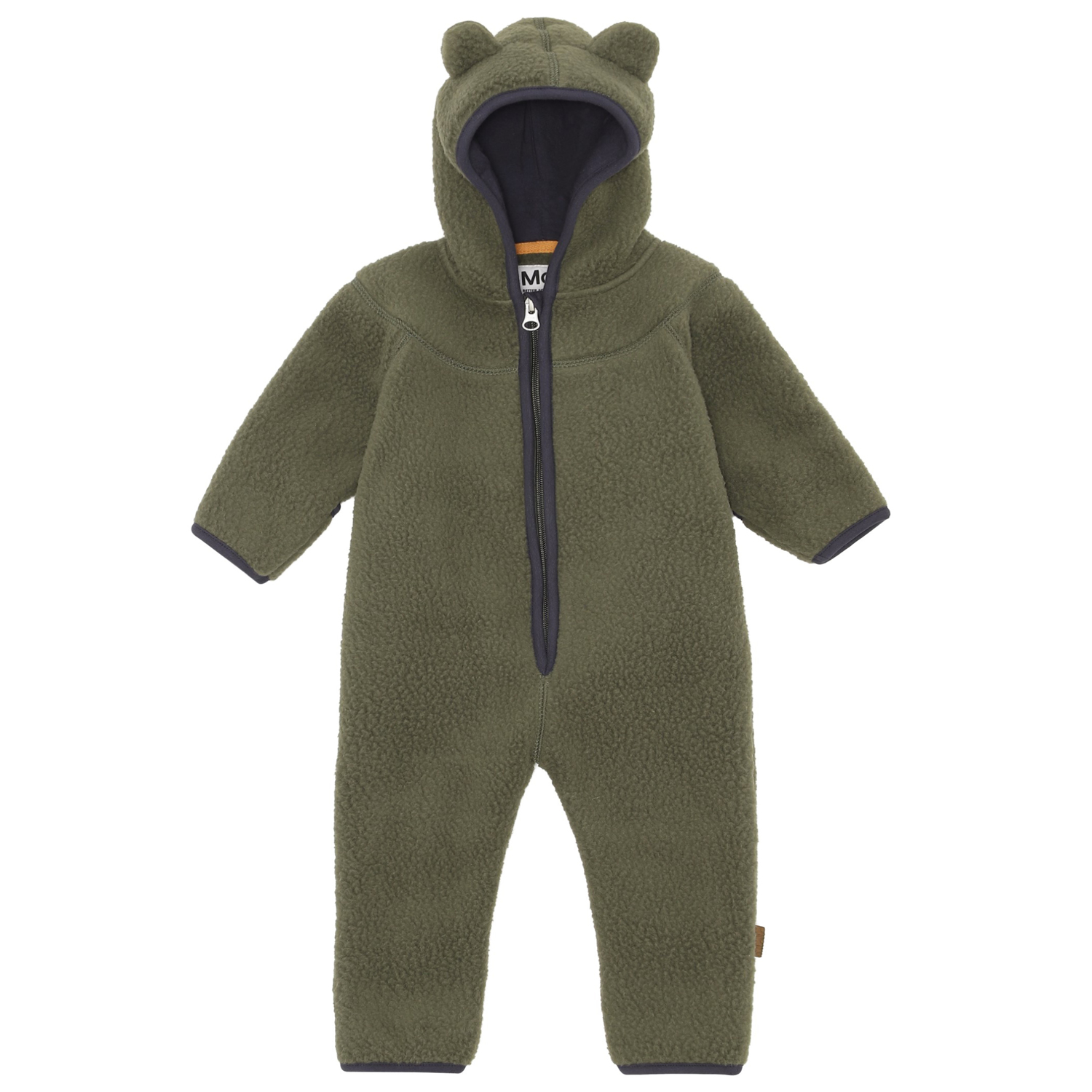 Umeko - Forest - Recycled green baby fleece romper - Molo