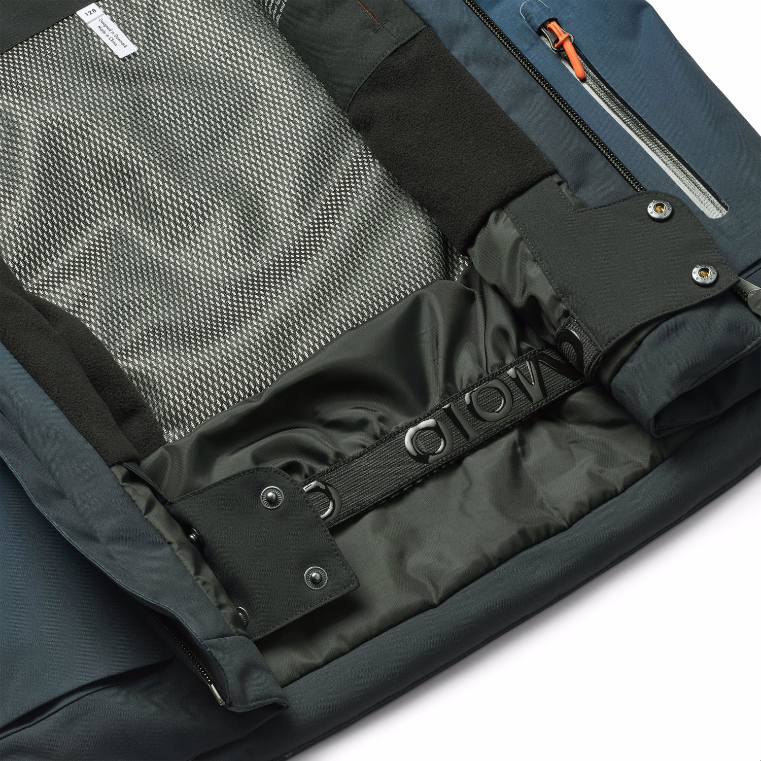 Alpine - Blue Ice - Wind and waterproof blue winter jacket for children ...