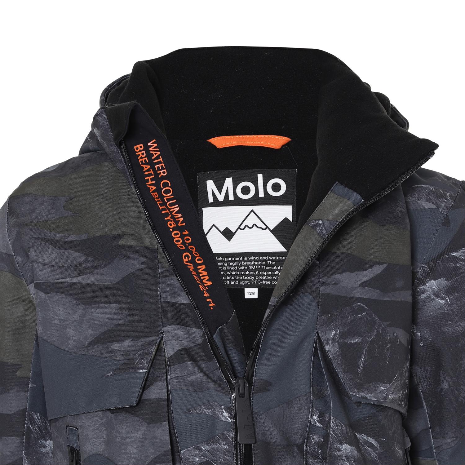 Alpine - Mountain Camo - Waterproof ski jacket in camouflage print - Molo