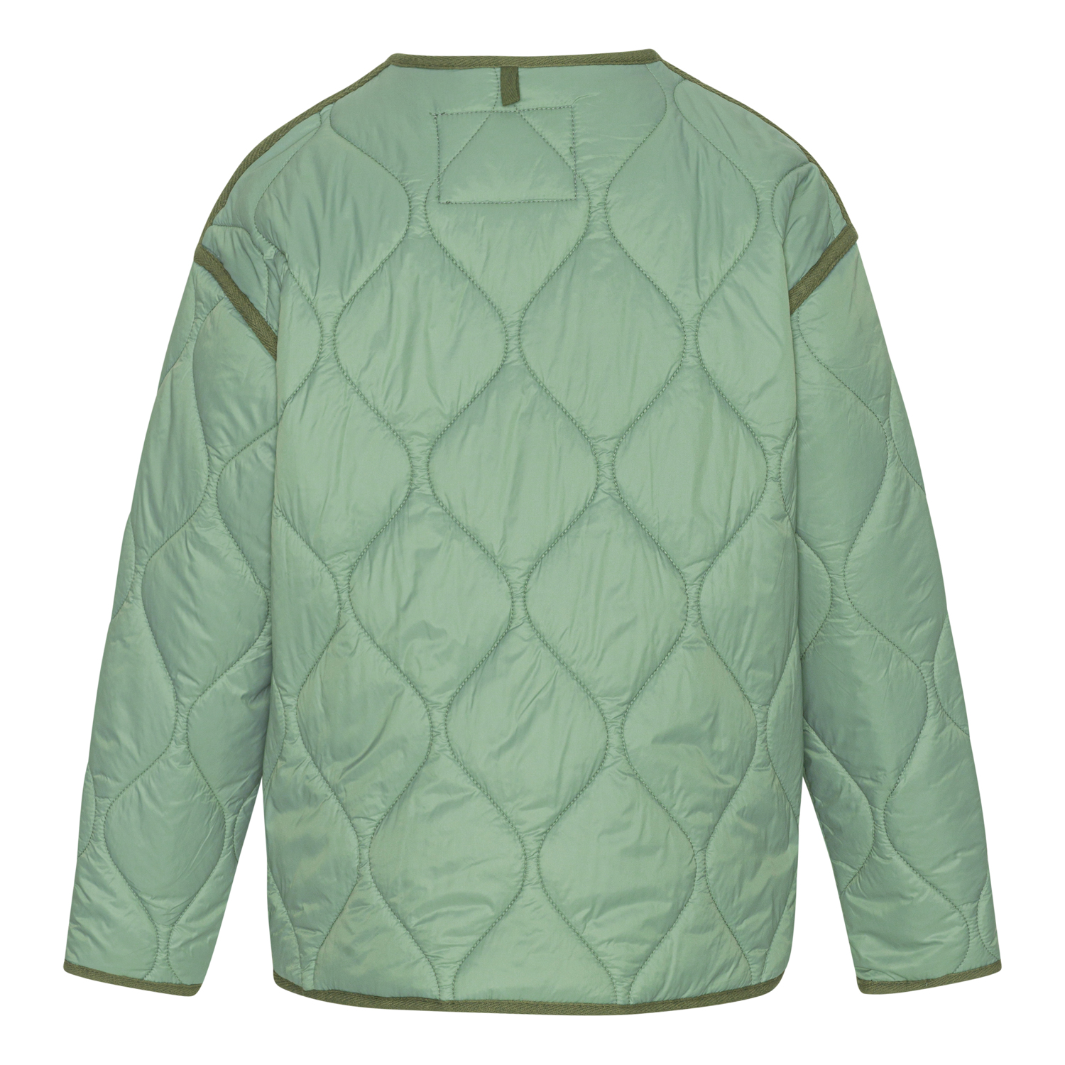 Hailee - Meadow - Recycled green quilted jacket - Molo