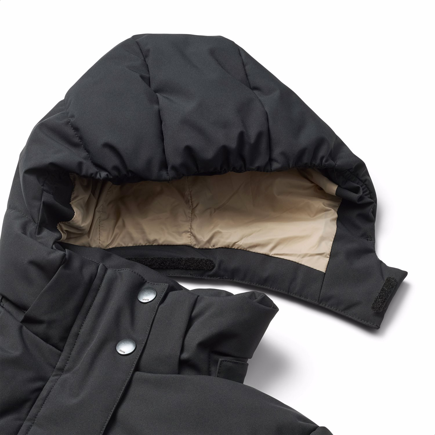 Hansine Pro - Black - Wind and water-resistant black winter jacket for ...