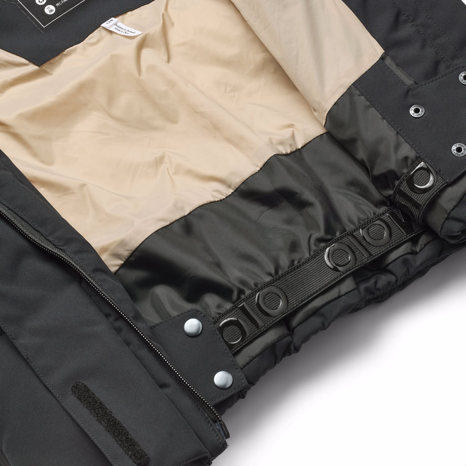 Hansine Pro - Black - Wind and water-resistant black winter jacket for ...