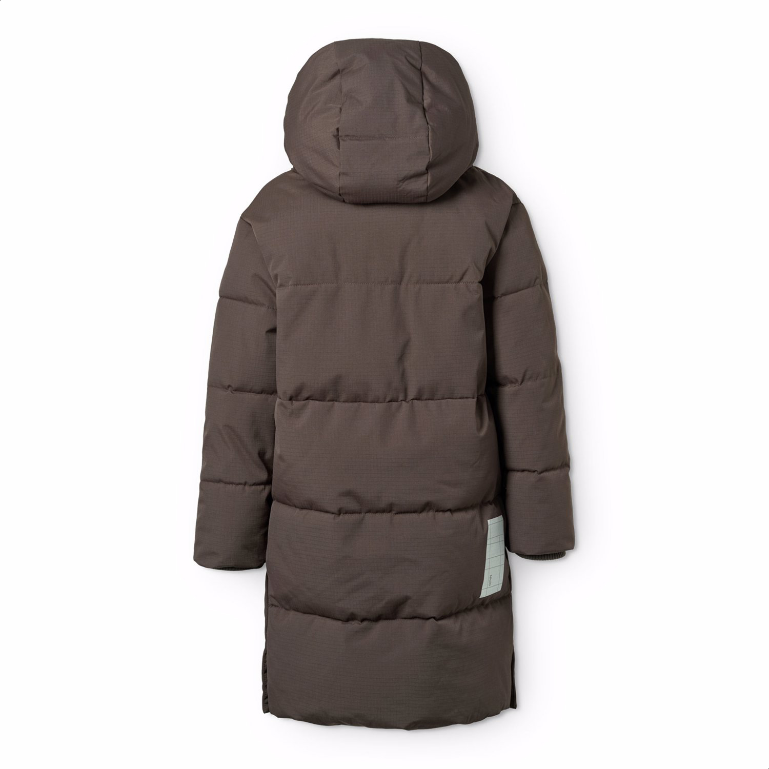 Harper - Dark Cocoa - Wind- and water-repellent brown jacket for children in recycled nylon with ...